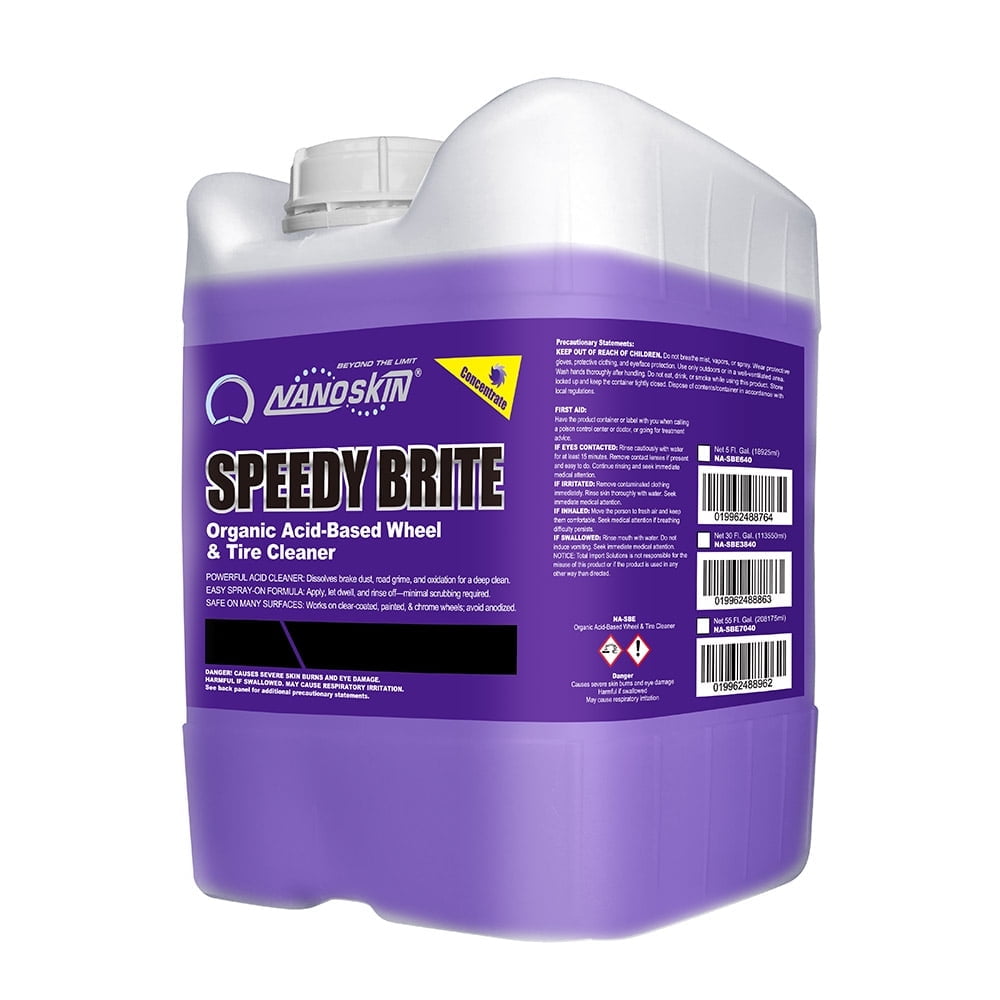 Nanoskin SPEEDY BRITE Professional Wheel & Tire Acid Cleaner 5 Gallons ...
