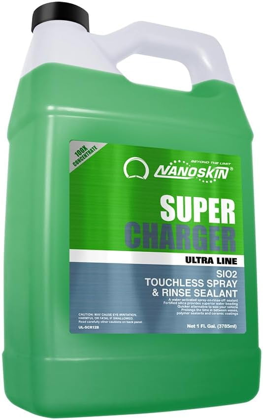 Nanoskin Ultra Line SUPER CHARGER SiO2 Touchless Spray-On/Rinse-Off ...