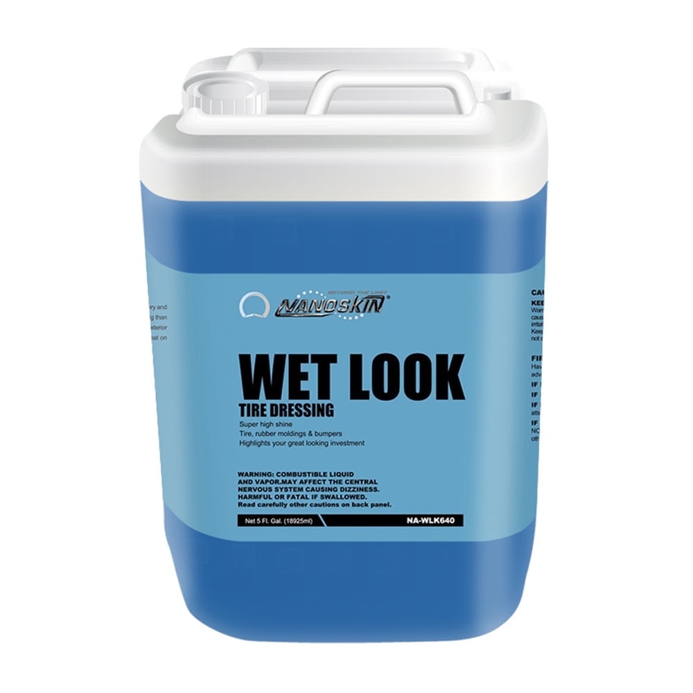Nanoskin WET LOOK 5 Gal - All Season Tire Dressing & Detailing for Cars ...