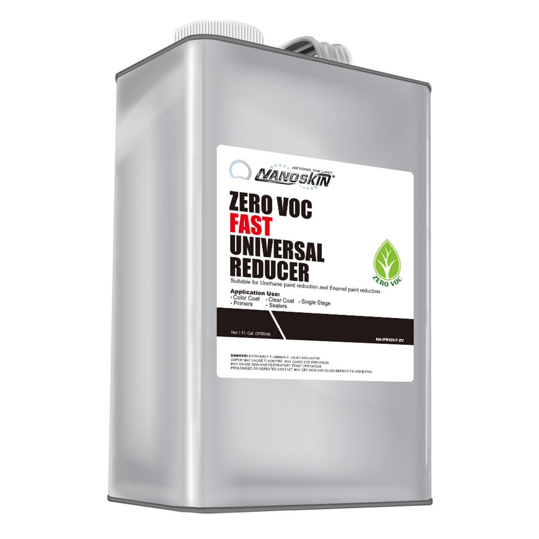 Nanoskin Zero VOC Urethane Grade Reducer Fast - 1 gallon - Use with Urethane Primers, Sealers ...