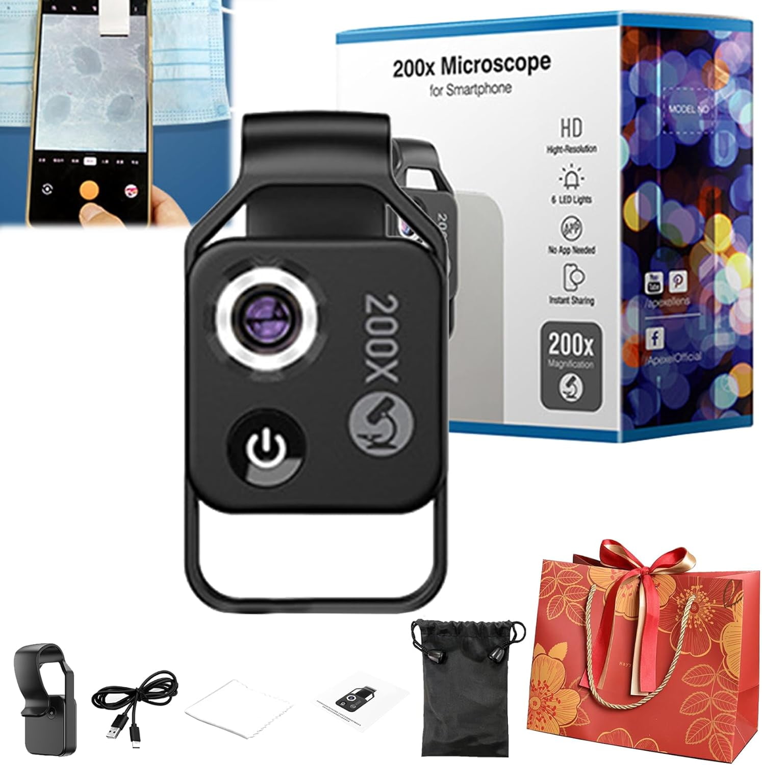 Nanozoom 200X Magnification, Nanozoom 200x Magnification Zoom, 200x ...