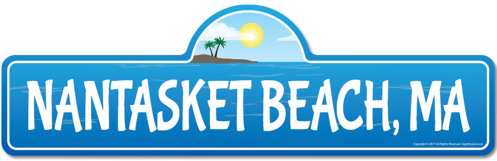 Nantasket MA Massachusetts Beach Street Sign | Indoor/Outdoor | Surfer ...