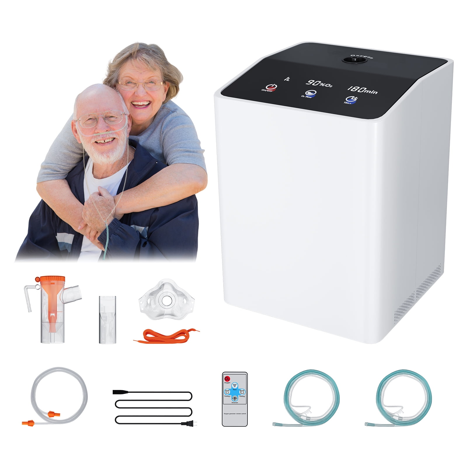 Nantfun Continus-Home Use Accessories Oxygen Machine Mask Portable Tube ...