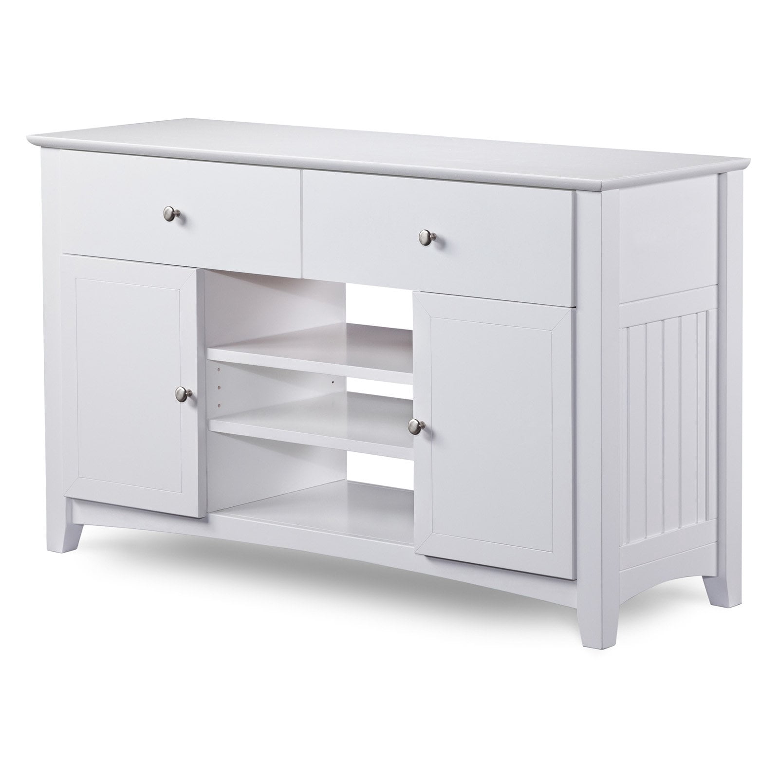 Nantucket 2 Drawer TV Table 30x50 with Adjustable Shelves in Espresso ...