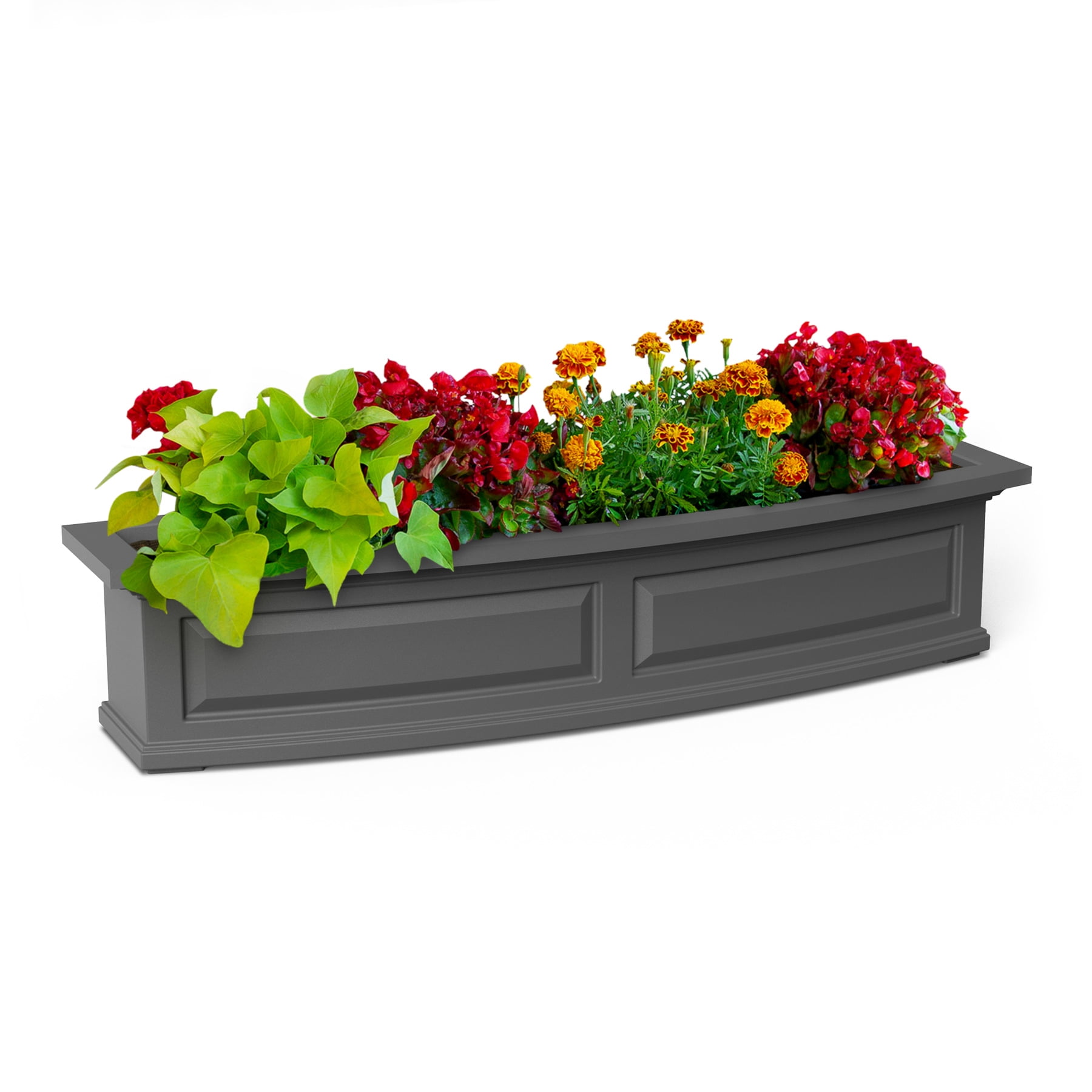 Nantucket 4FT Window Box - Graphite Grey - Walmart.com