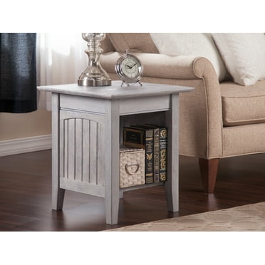 AFI Nantucket Chair Side Table, Driftwood - Walmart.com