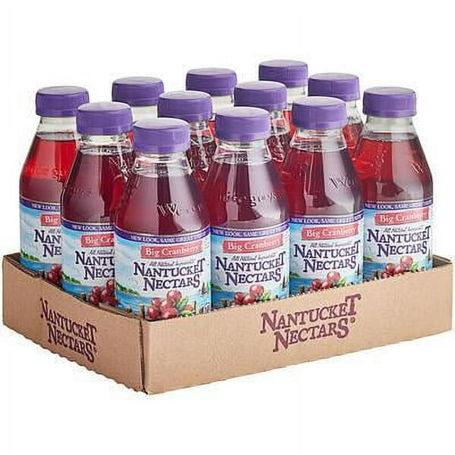 Nantucket Nectars Big Cranberry 16 Oz. (12 Pack Case) All Natural ...