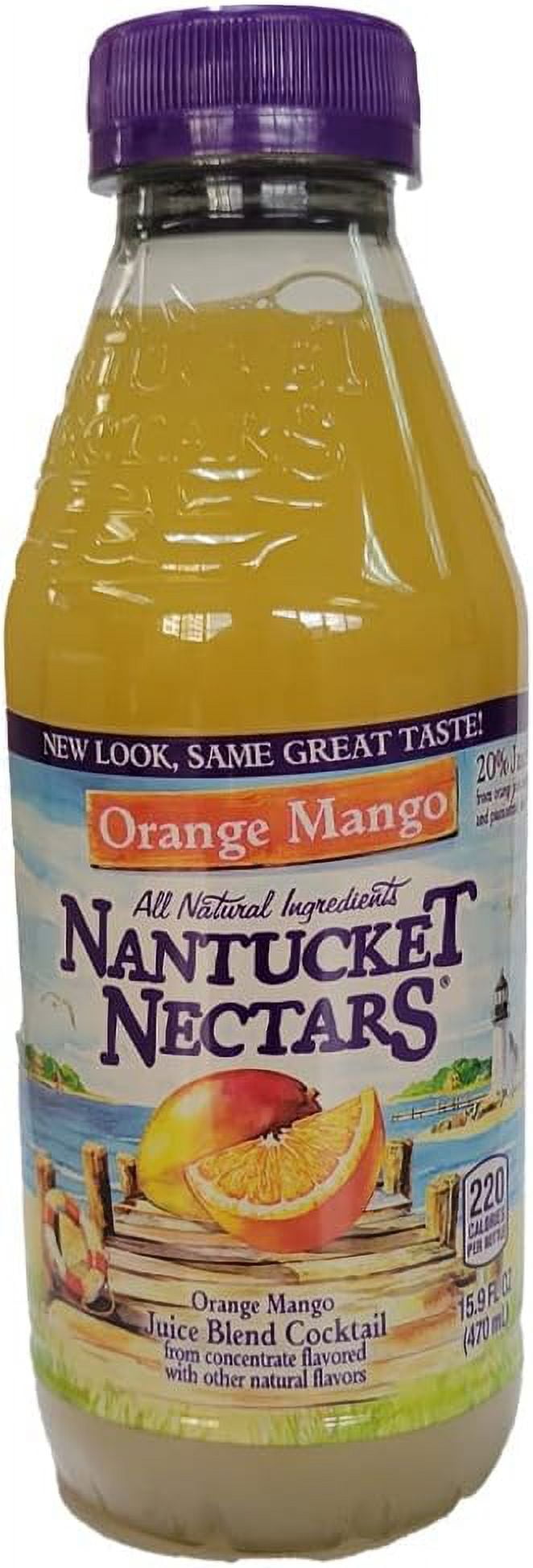 Nantucket Nectars Orange Mango, 15.9 Ounce (Pack Of 12 Plastic Bottles ...