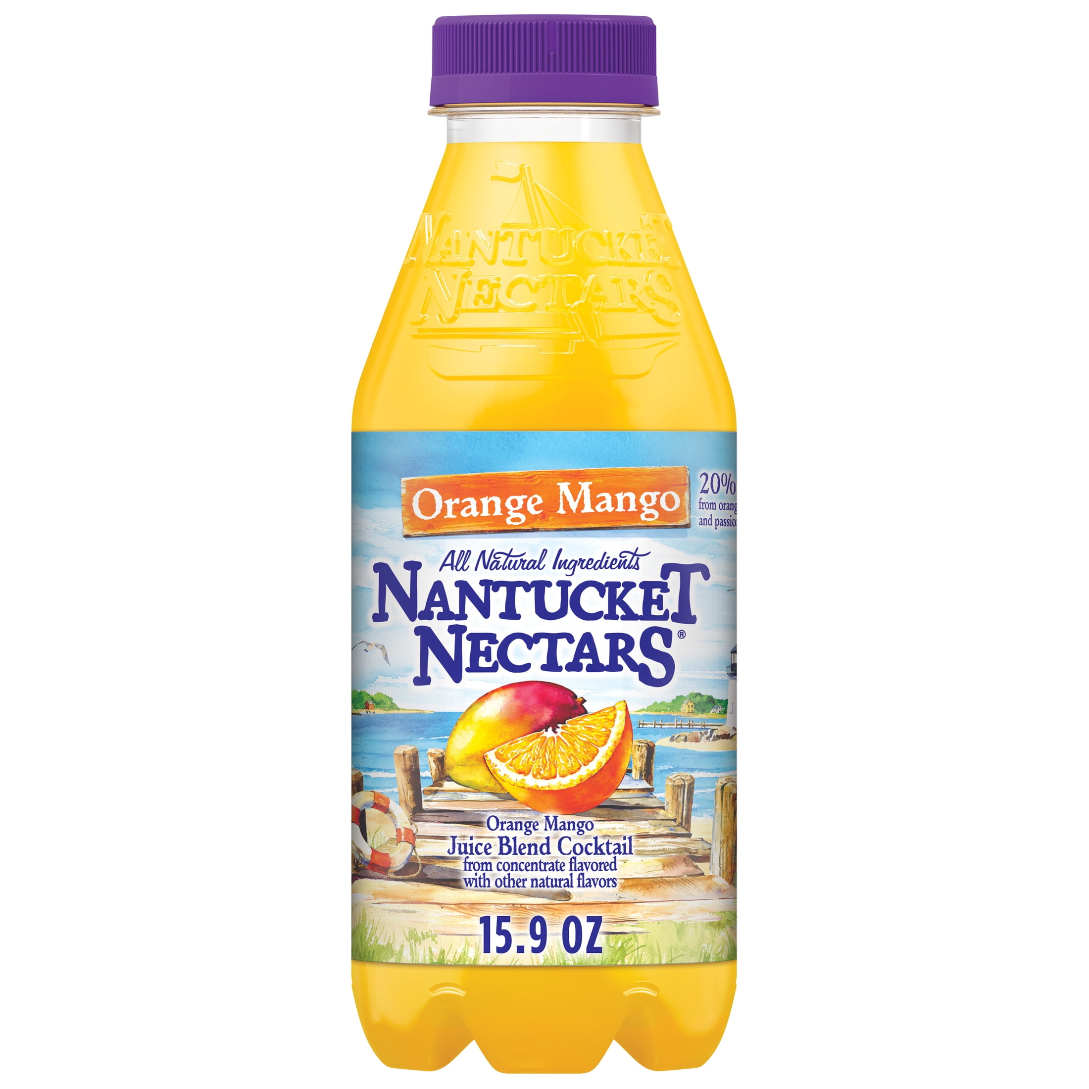 Nantucket Nectars Orange Mango 20% Juice, 15.9 fl oz - Walmart.com