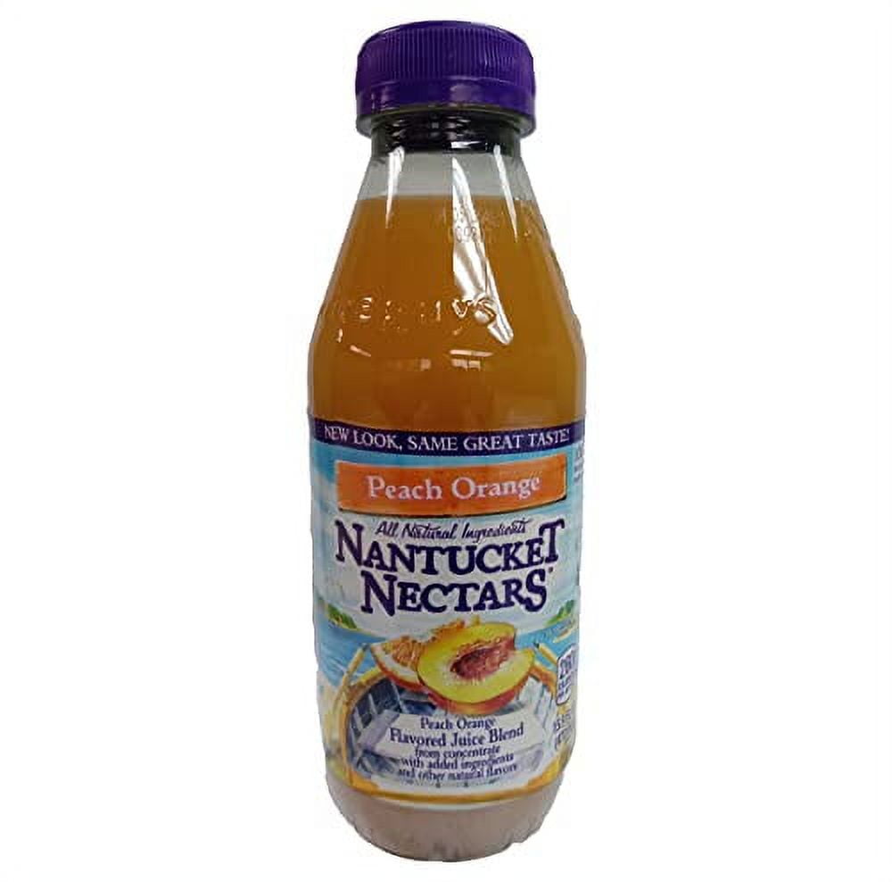 Nantucket Nectars - Peach Orange - 15.9 oz (Pack Of 12 Plastic Bottles), All Natural Bottle ...