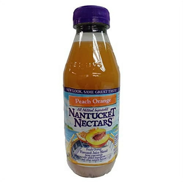 Nantucket Nectars - Peach Orange - 15.9 oz (Pack Of 12 Plastic Bottles ...