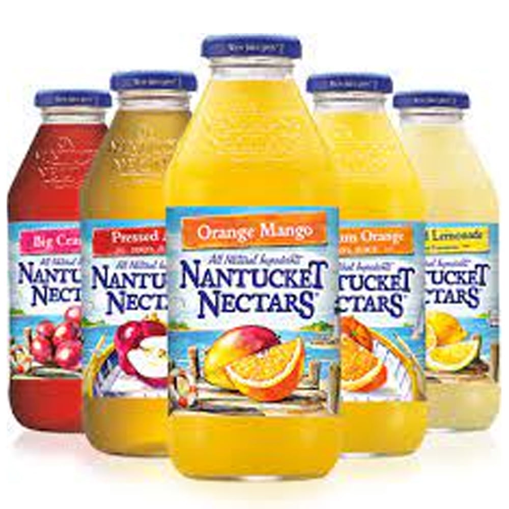Nantucket Nectars Variety Pack 24 Plastic Bottles, 4 Big Cranberry, 5 ...