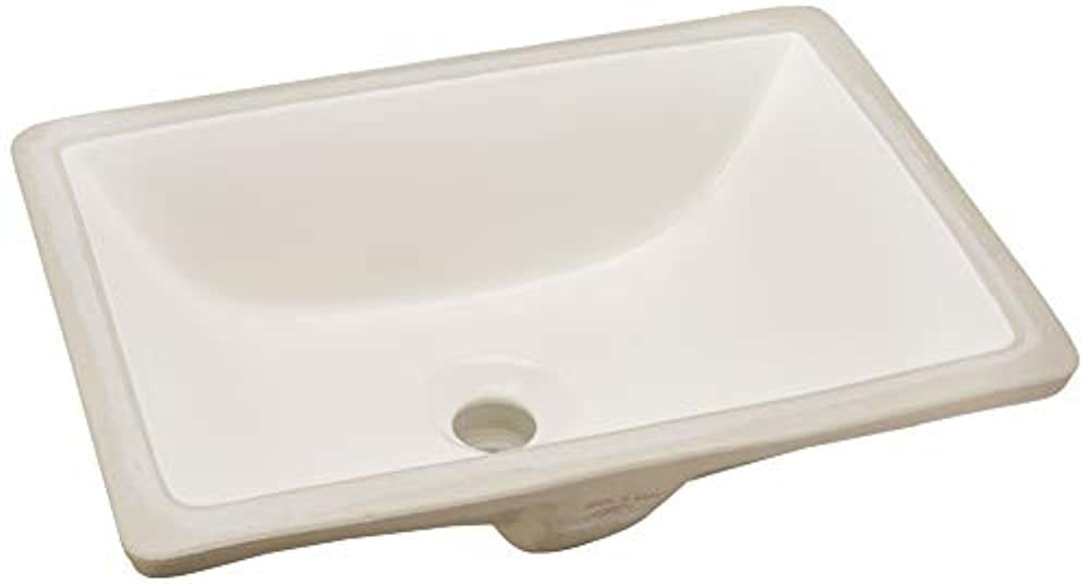 Nantucket Sinks UM-16x11-B 16 x 11 inch Undermount Ceramic Sink, Bisque ...