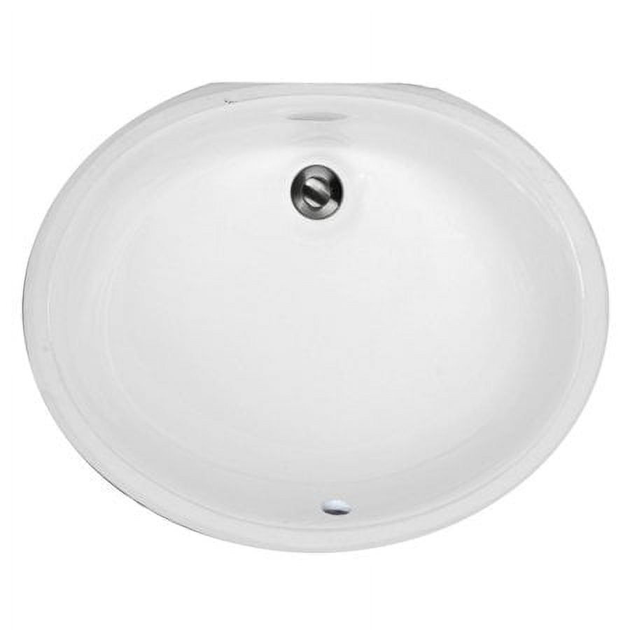 Nantucket Sinks UM-17x14 Undermount Ceramic Bathroom Sink - Walmart.com