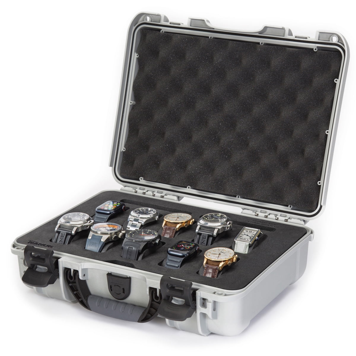 Nanuk 910 Waterproof Watch Case with Foam Insert, Silver - Walmart.com