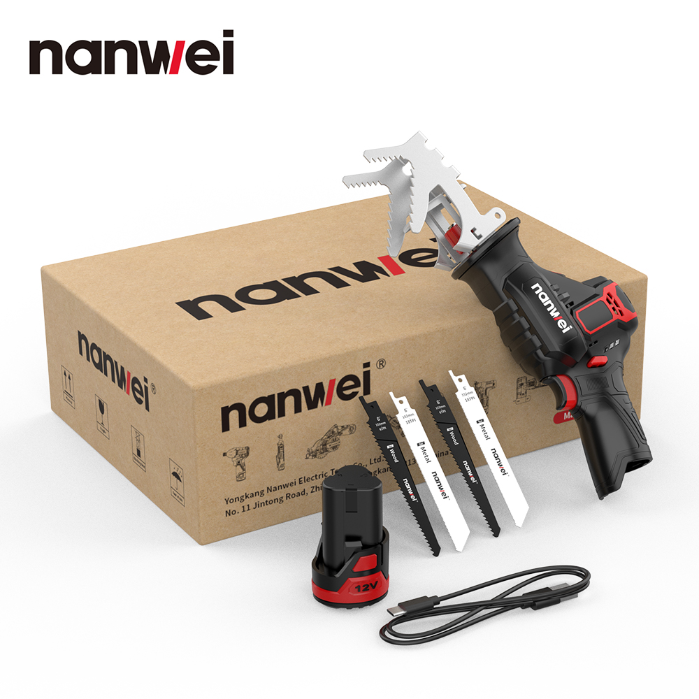 Nanwei mini impact screwdriver handheld electric drill 12V light and ...