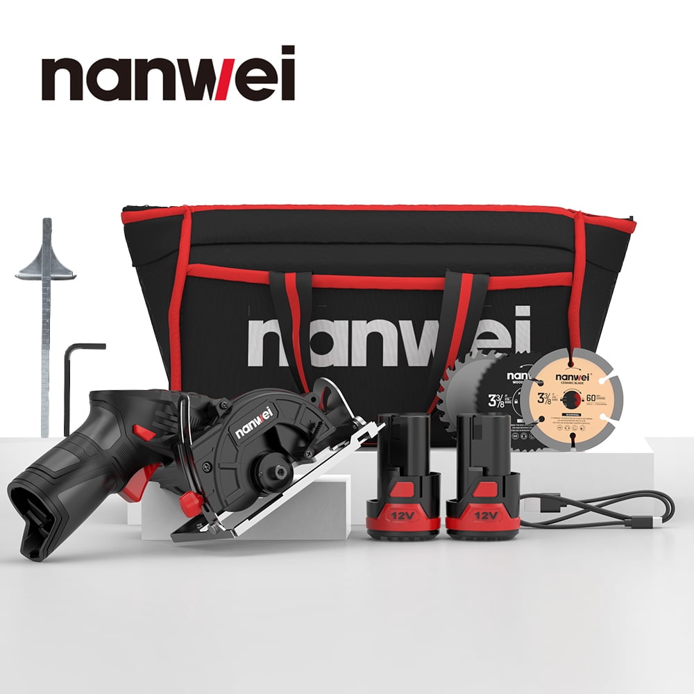 Nanwei mini impact screwdriver handheld electric drill 12V light and ...