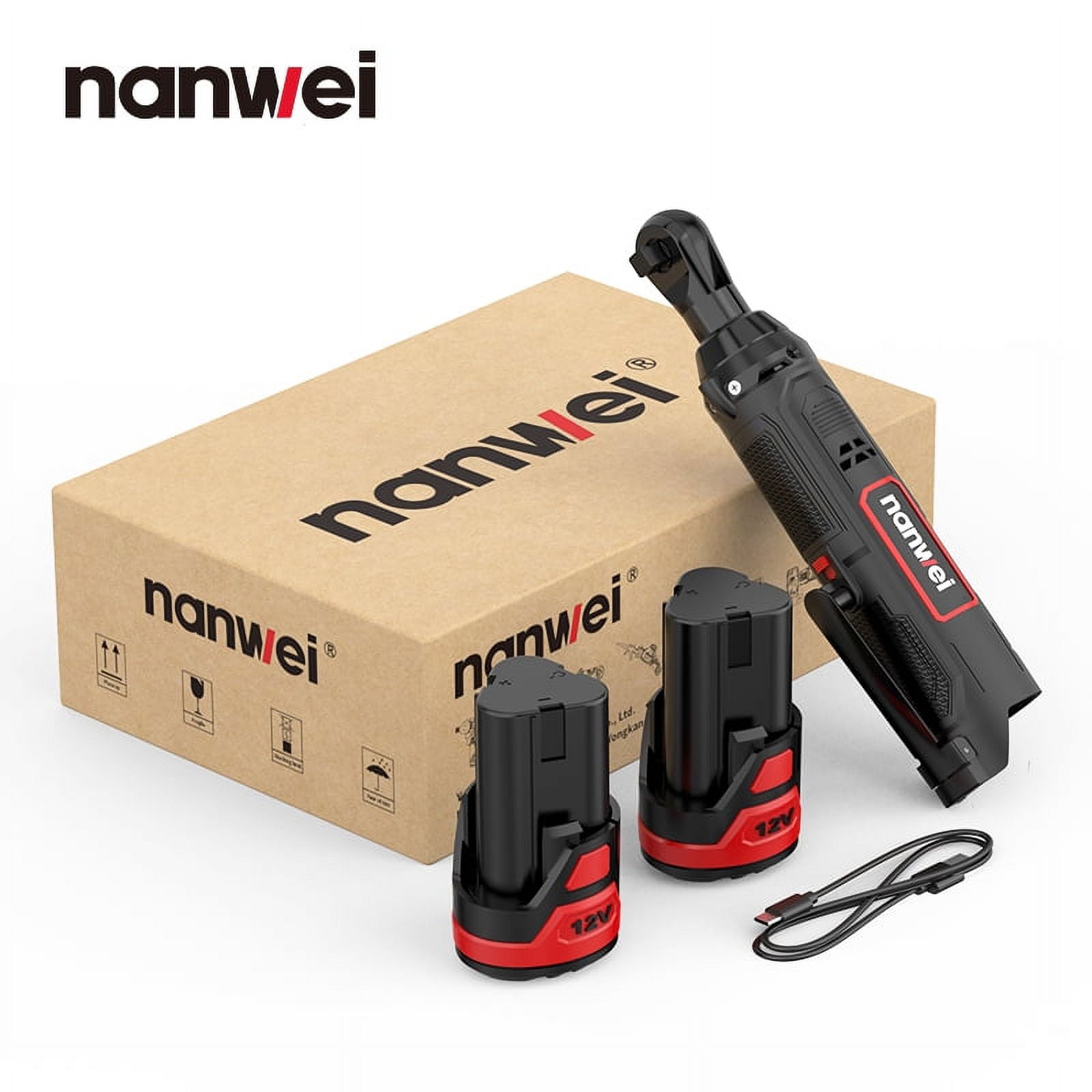 Nanwei mini impact screwdriver handheld electric drill 12V light and ...