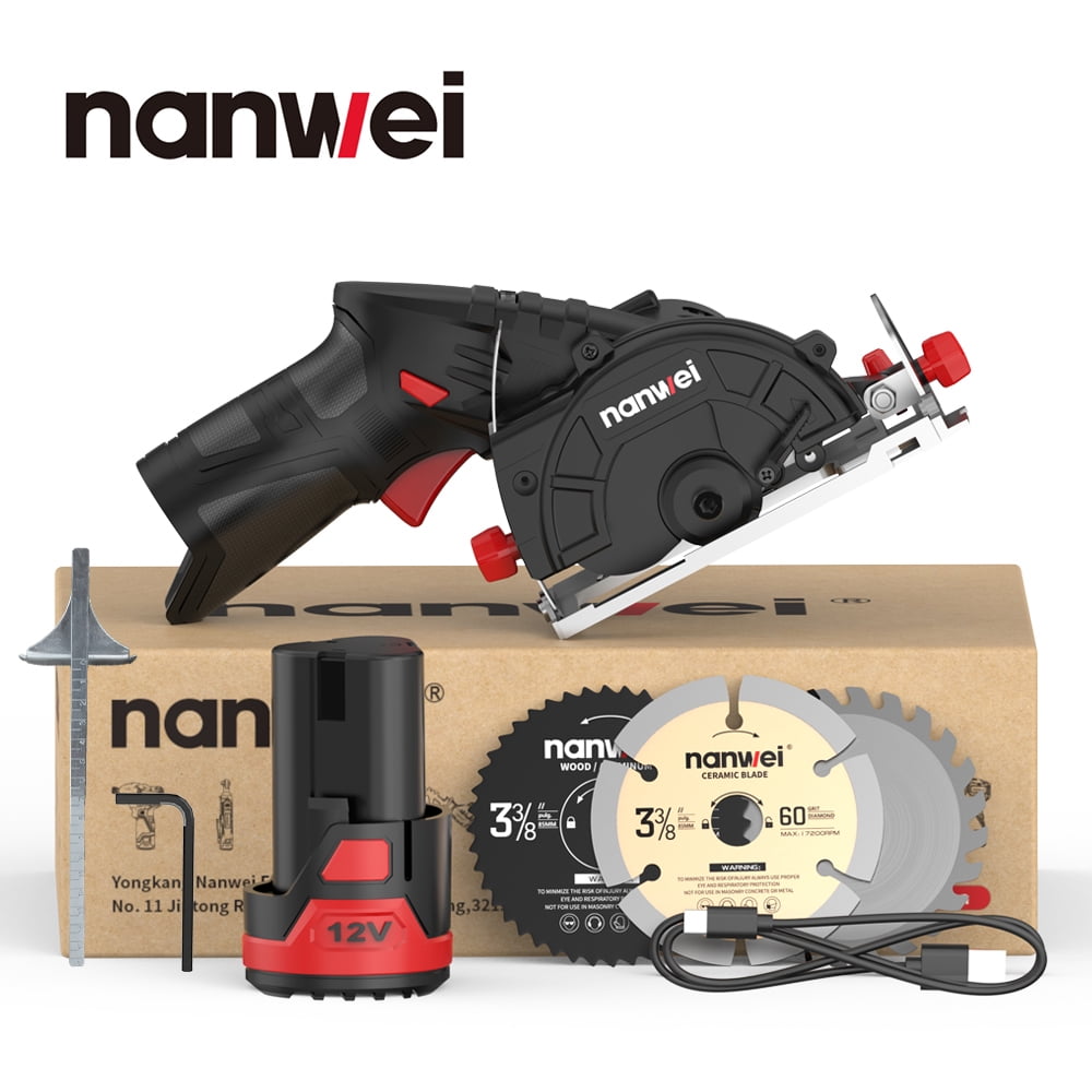 Nanwei mini impact screwdriver handheld electric drill 12V light and ...