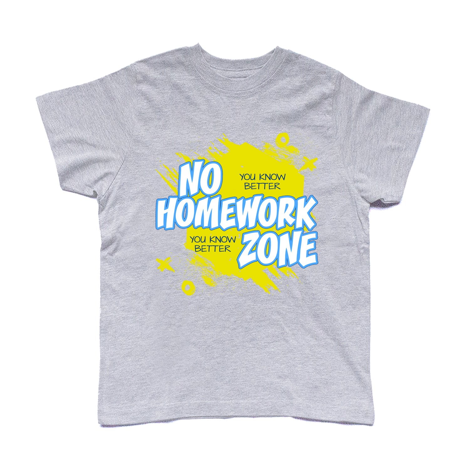 NanyCraft's No Homework Zone Kids T-Shirt - Walmart.com