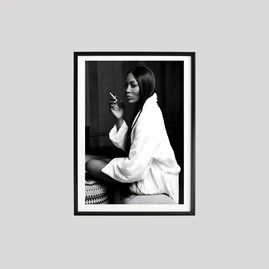 Naomi Campbell Photography Black and White Portrait Iconic Supermodel ...