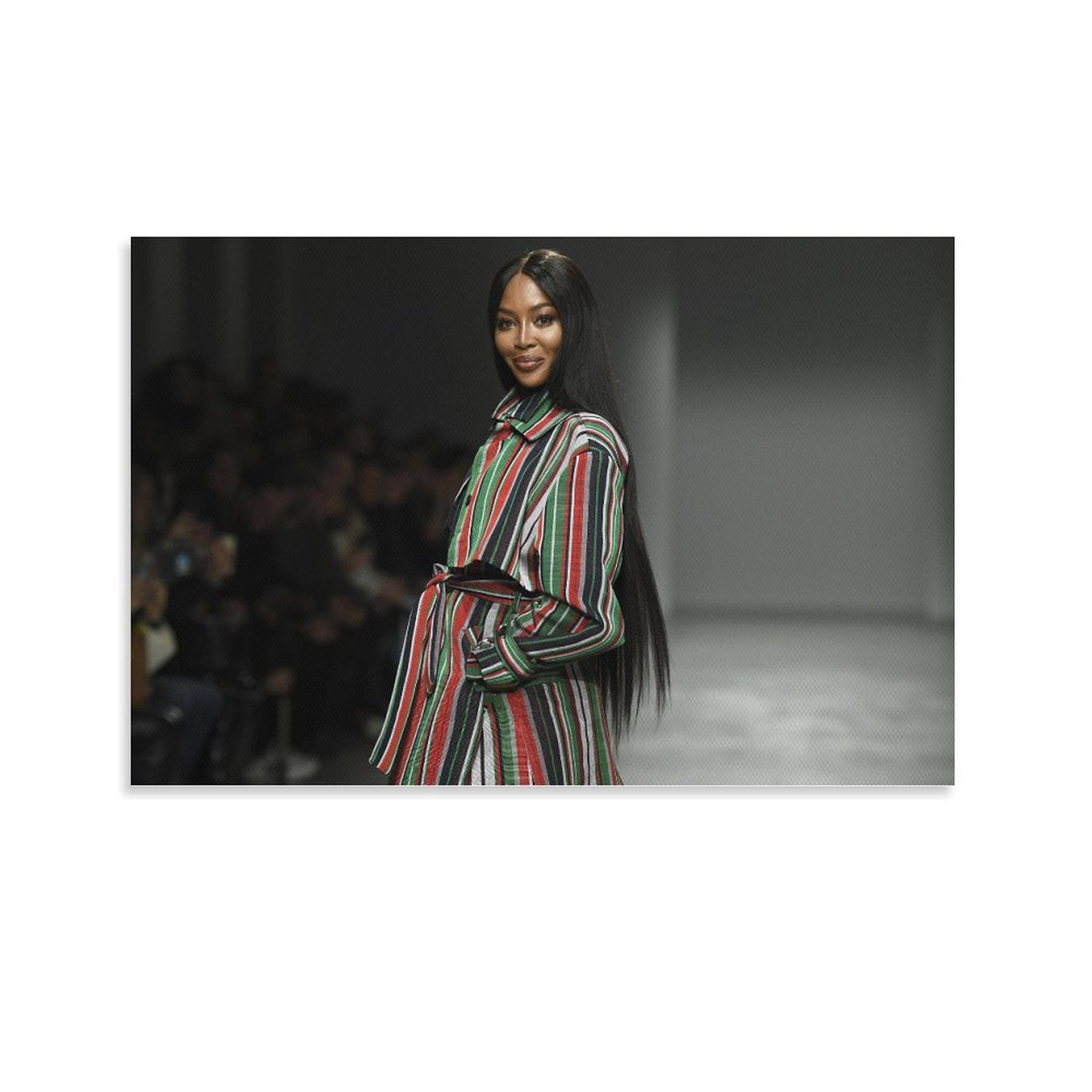 Naomi Campbell Poster London Supermodel Fashion Show Beauby Black Pearl ...