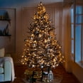 Naomi Home 6.5ft Extra Tall Artificial Christmas Tree with 450 Warm ...