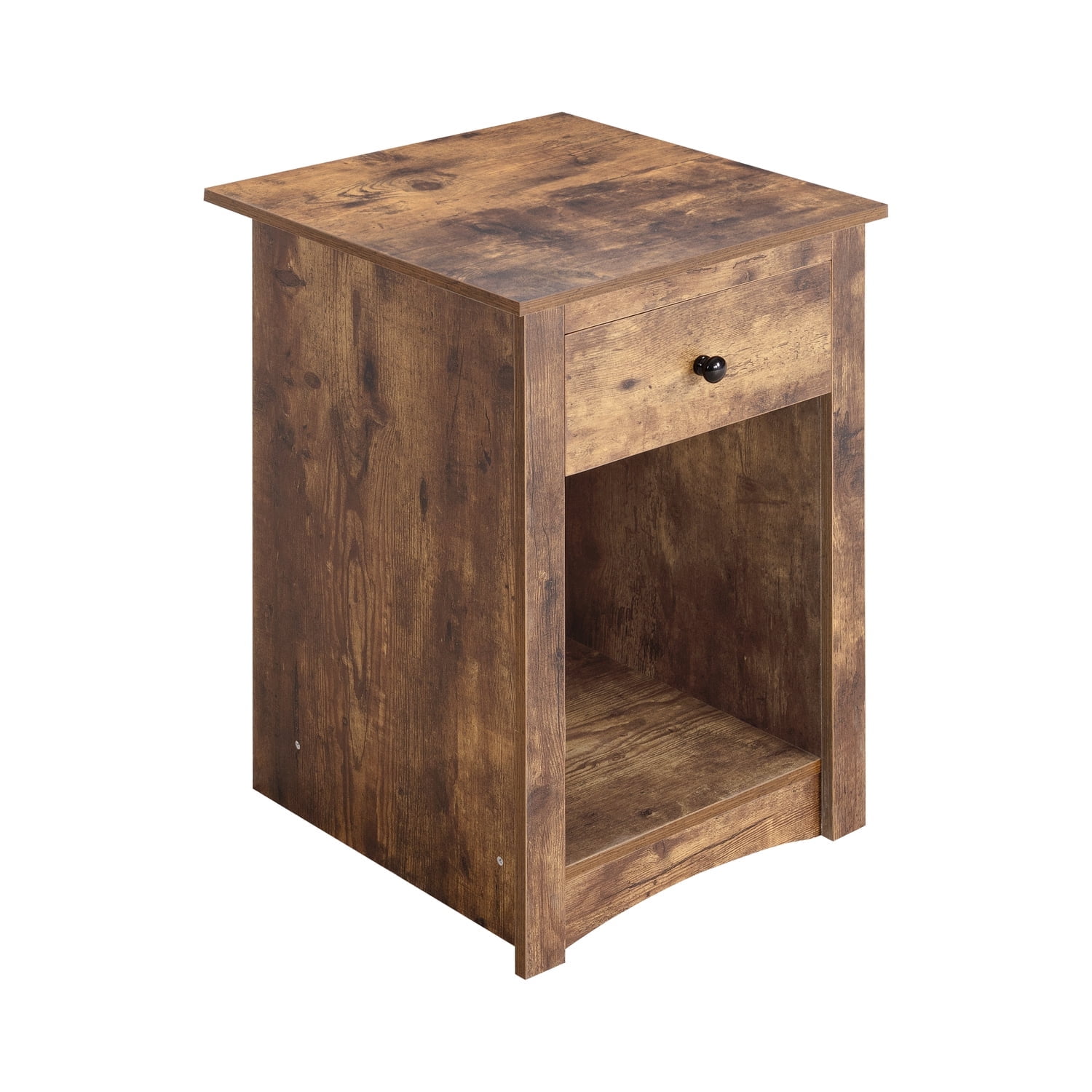 Naomi Home Contemporary Drawer Cabinet-Color:Rustic Brown - Walmart.com