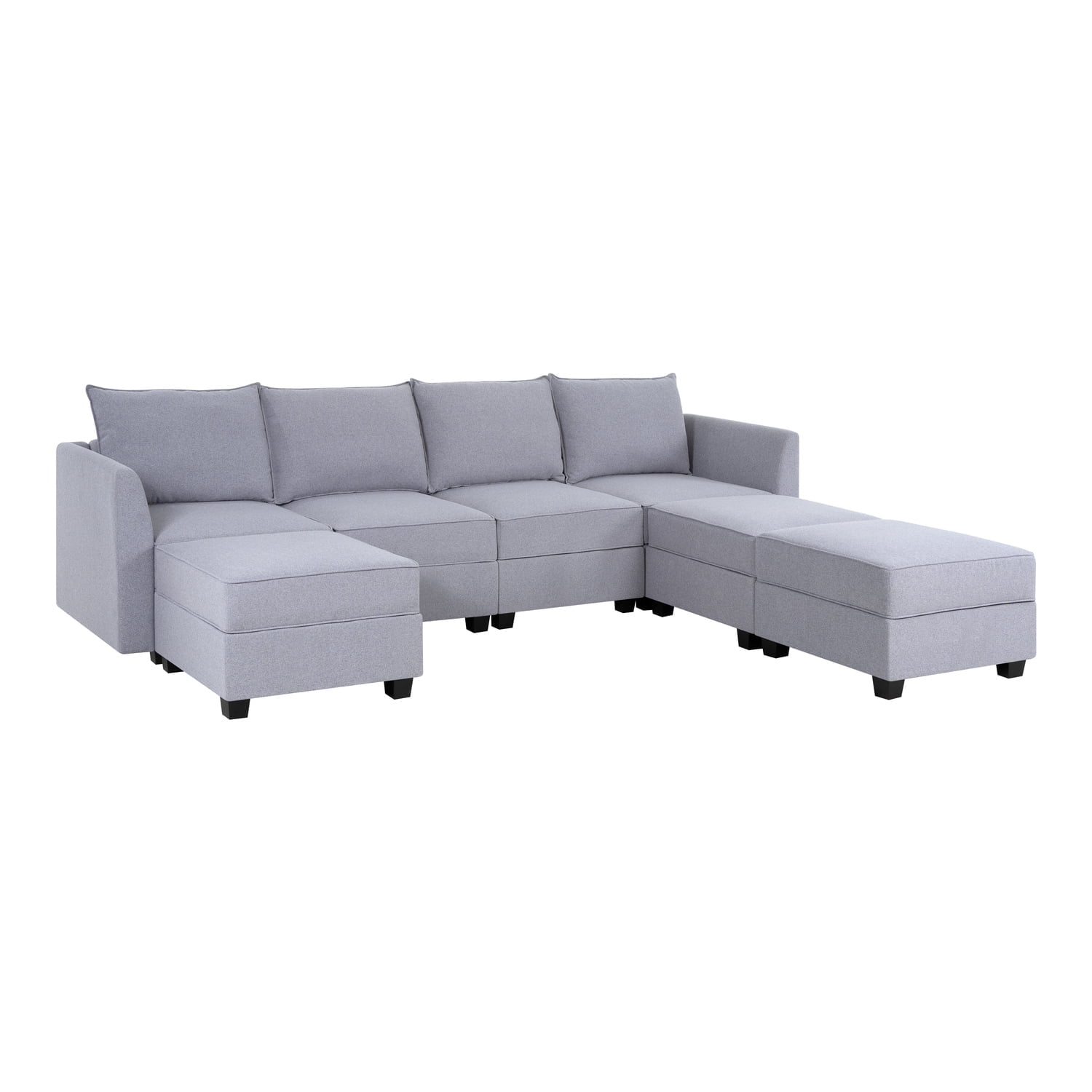 Naomi Home Elizabeth Modern DIY Collection-Fabric:Linen,Finish:Gray ...