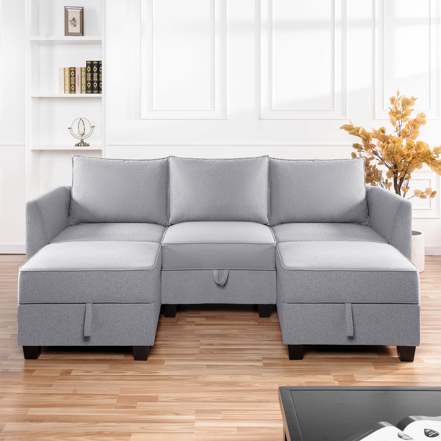 Naomi Home Elizabeth Modern DIY Collection-Fabric:Linen,Finish:Gray ...