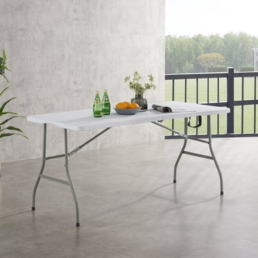Free Shipping! Magshion 5.5FT Round Folding Table, Heavy Duty Plastic ...