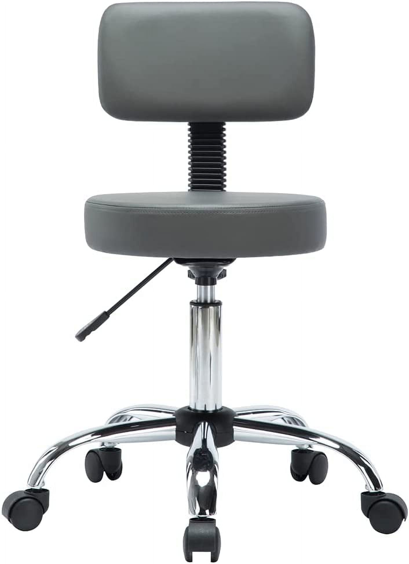 Naomi Home Mara Adjustable Height Drafting Stool with Wheels and ...