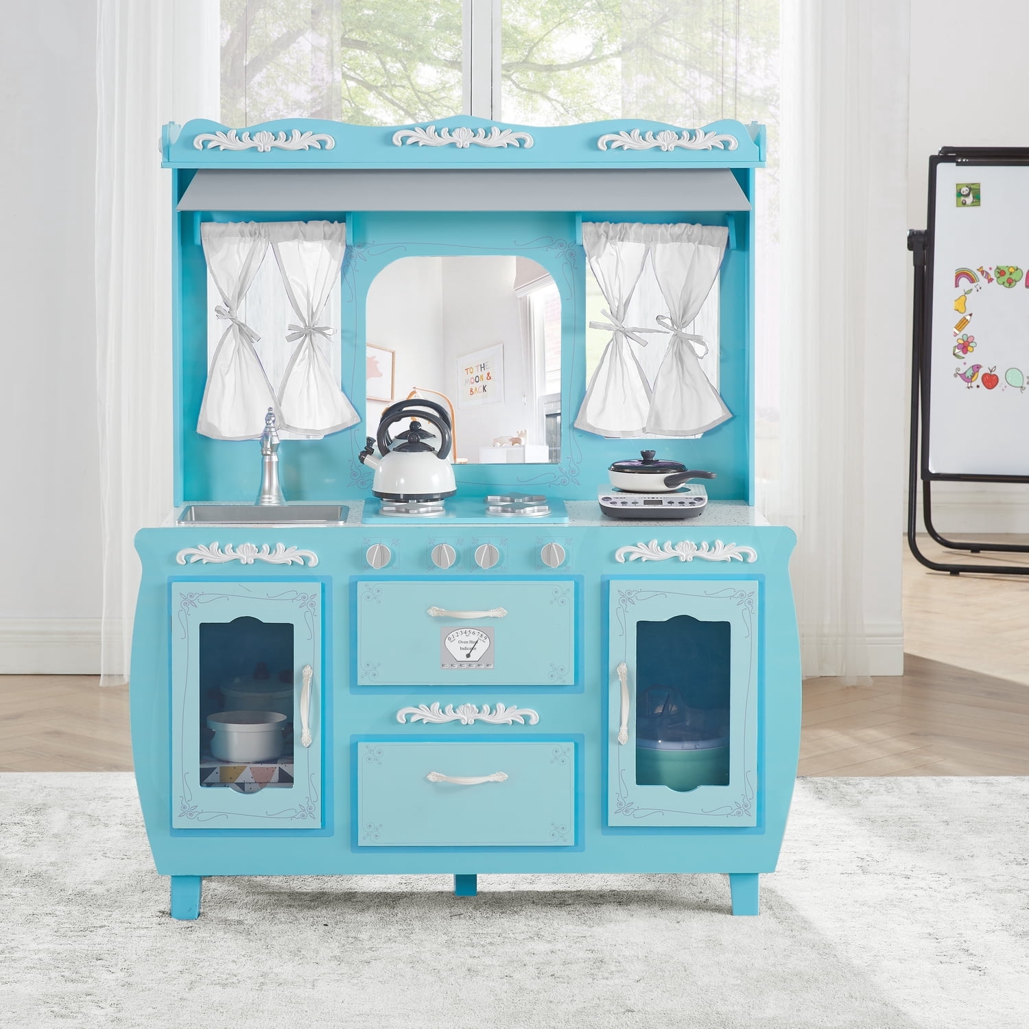 Naomi Home Modern Fantasy Kitchen - Color: Teal - Walmart.com