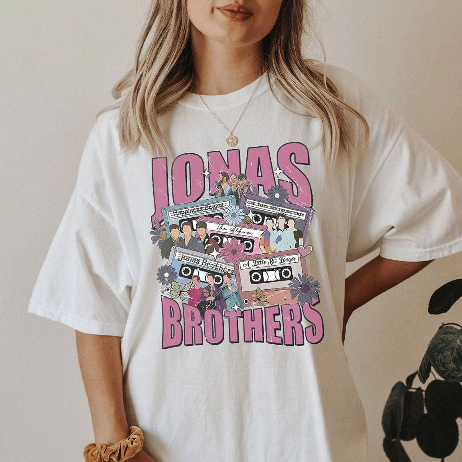Naomi-Jonas Brothers T-shirt Gift for music lovers - Walmart.com