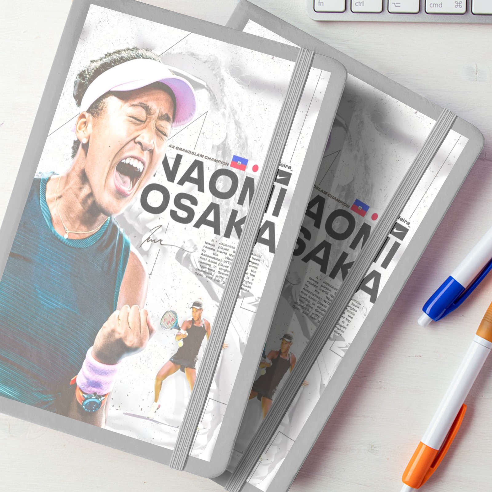 Naomi Osaka Custom Printed Notebook. - Walmart.com