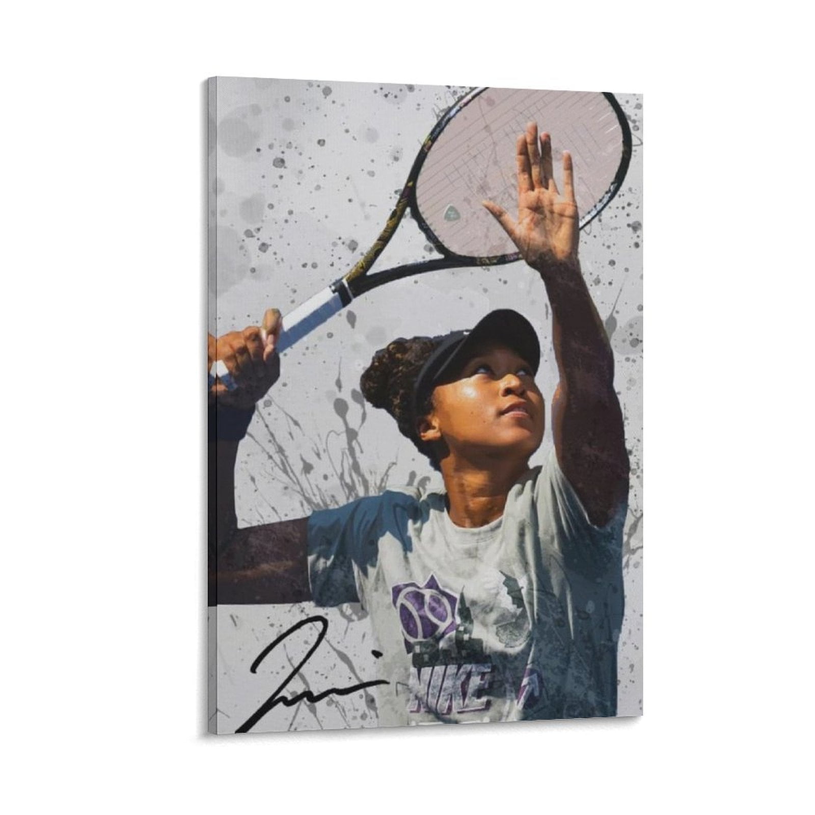 Naomi Osaka Tennis Player Poster Canvas Poster Print Photo Art Painting ...