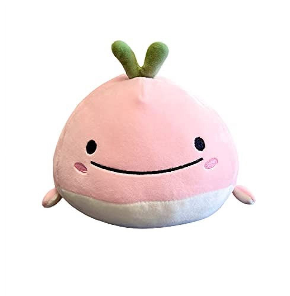 Naomi The Whale Pink Squish Plush Pet - Cute Large Squishie Stuffed ...