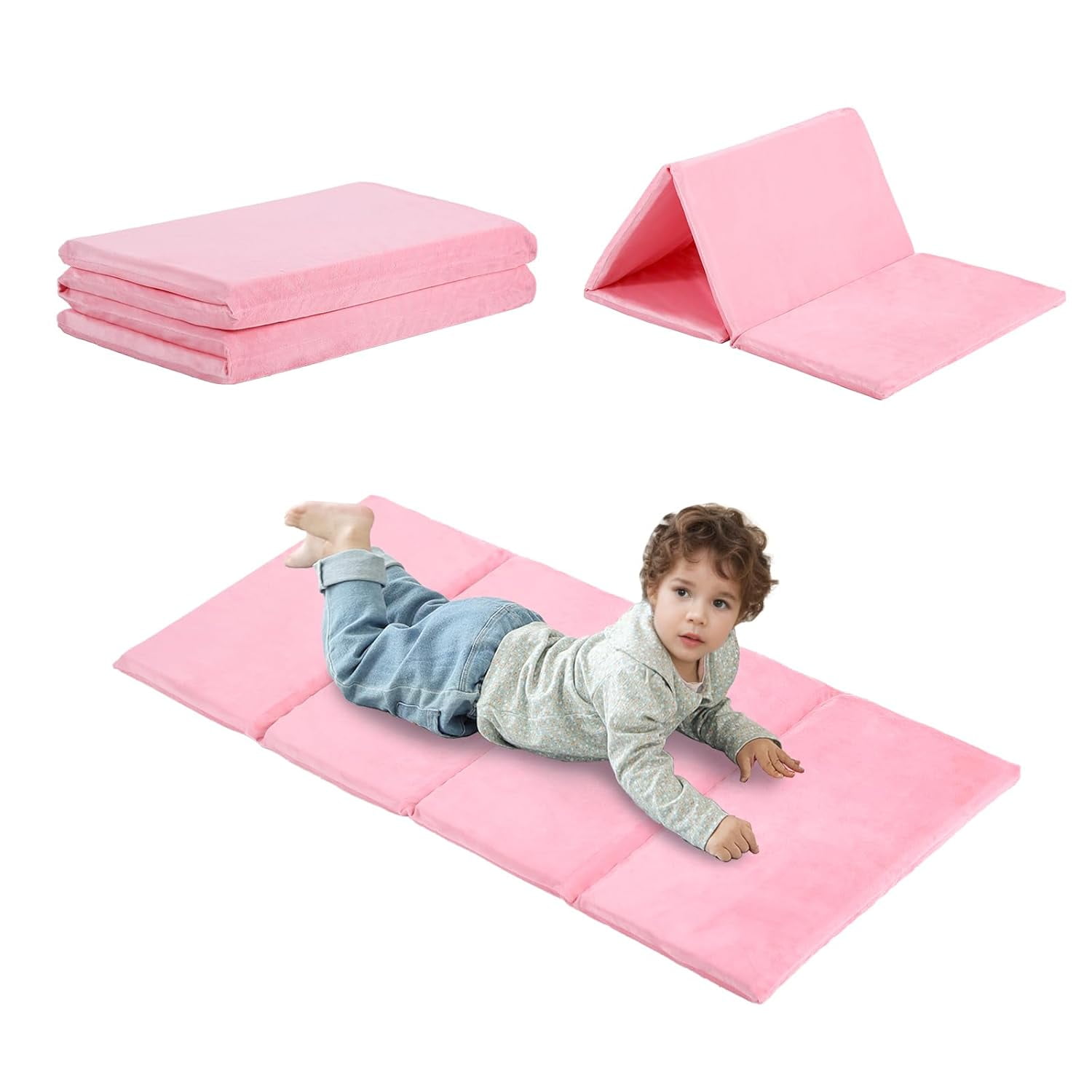 Nap Mat, Foldable Play Mat, Sleeping Pad, Folding Kinder Mat Portable ...