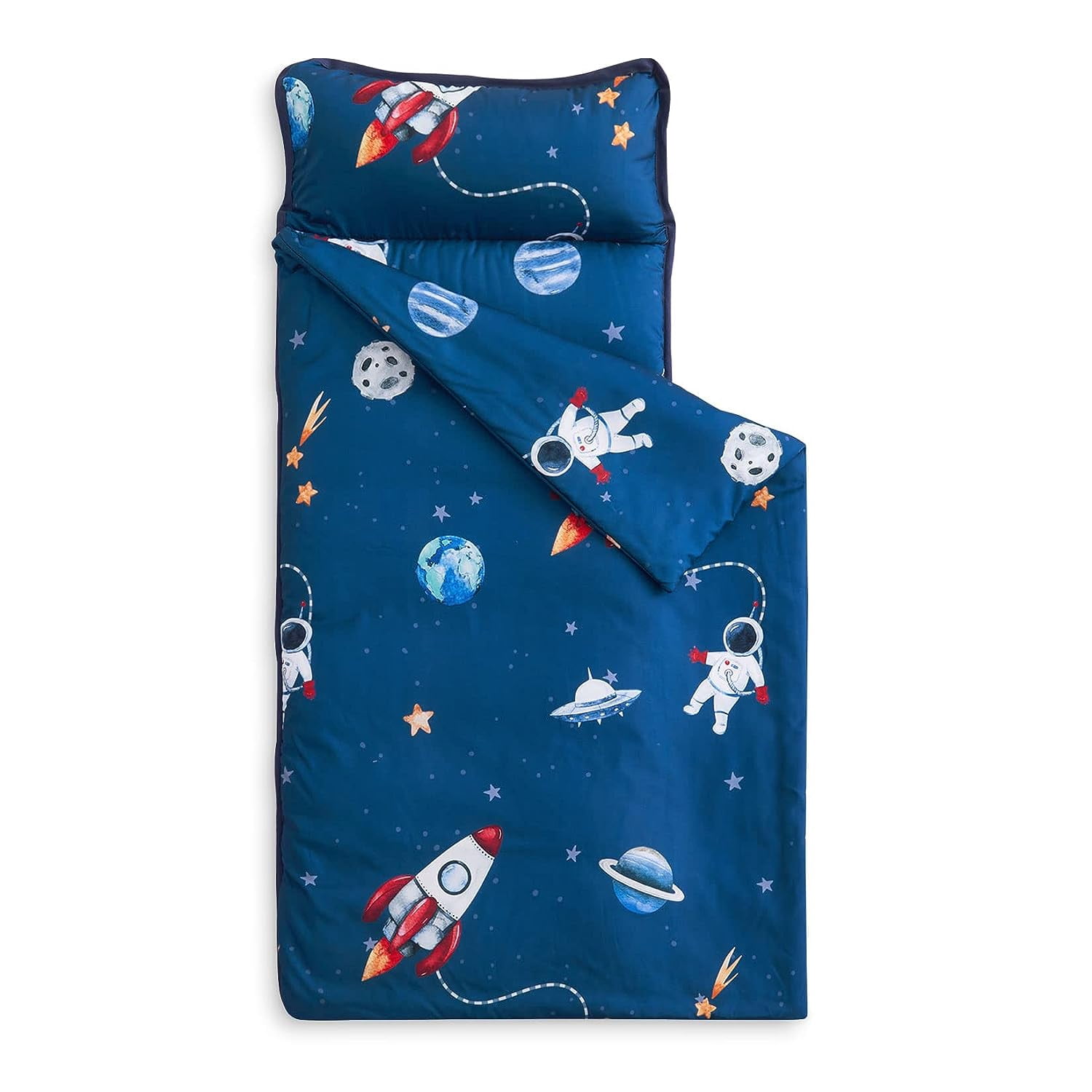 Nap Mat with Removable Pillow for Kids Toddler Boys Girls Daycare ...