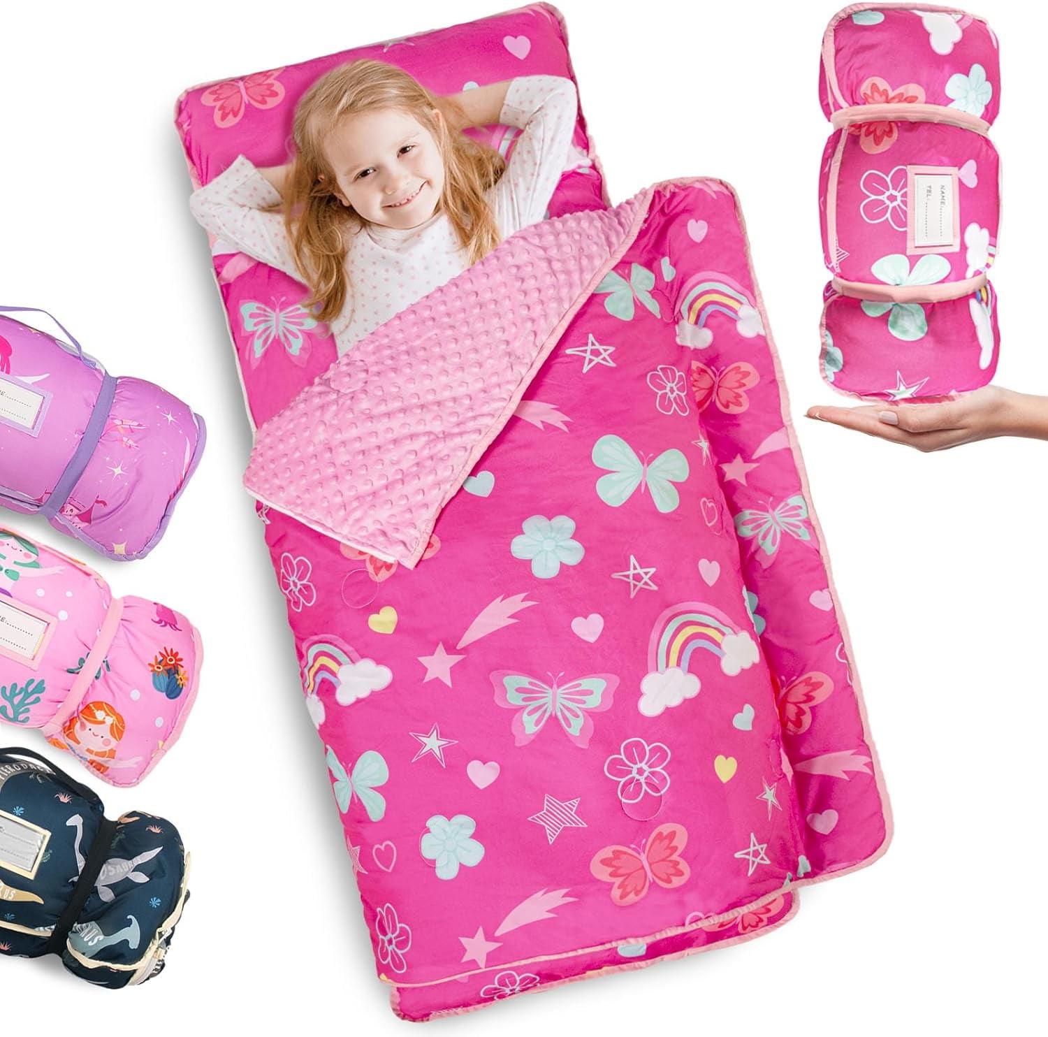 Nap Mat: Soft Portable Sleeping Bag Detachable Pillow Mat Blanket 3 ...