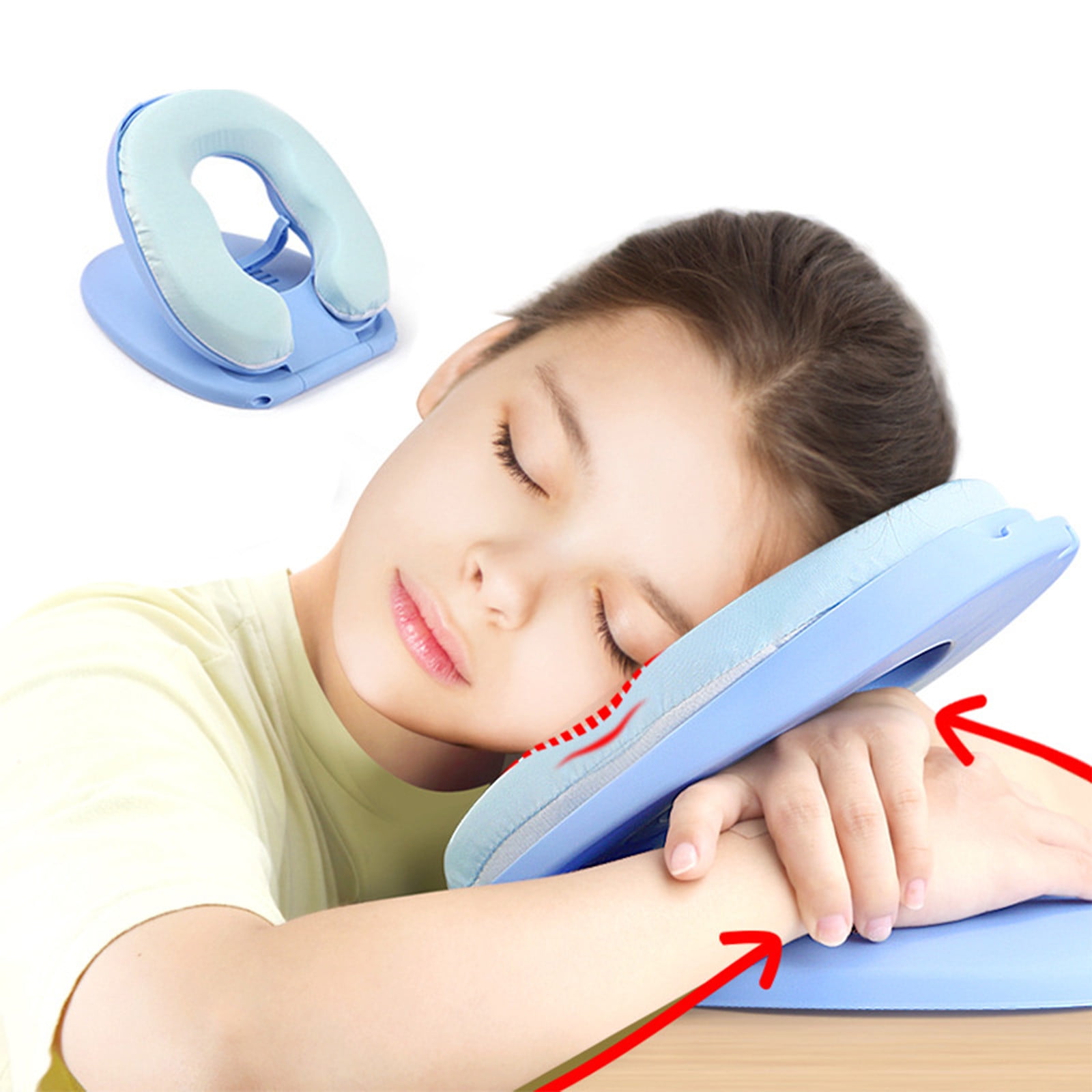 Nap Pillow Travel Pillow office Mat Sleeping Pillows Latexs Pillow ...