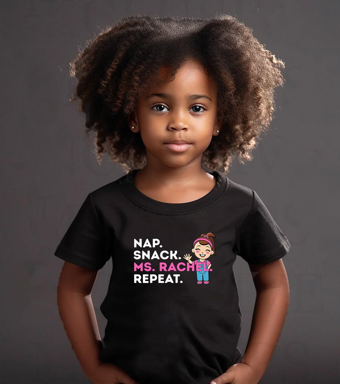 Nap Snack Ms Rachel Repeat Preschool Teacher Fan Youth Toddler T-Shirt ...