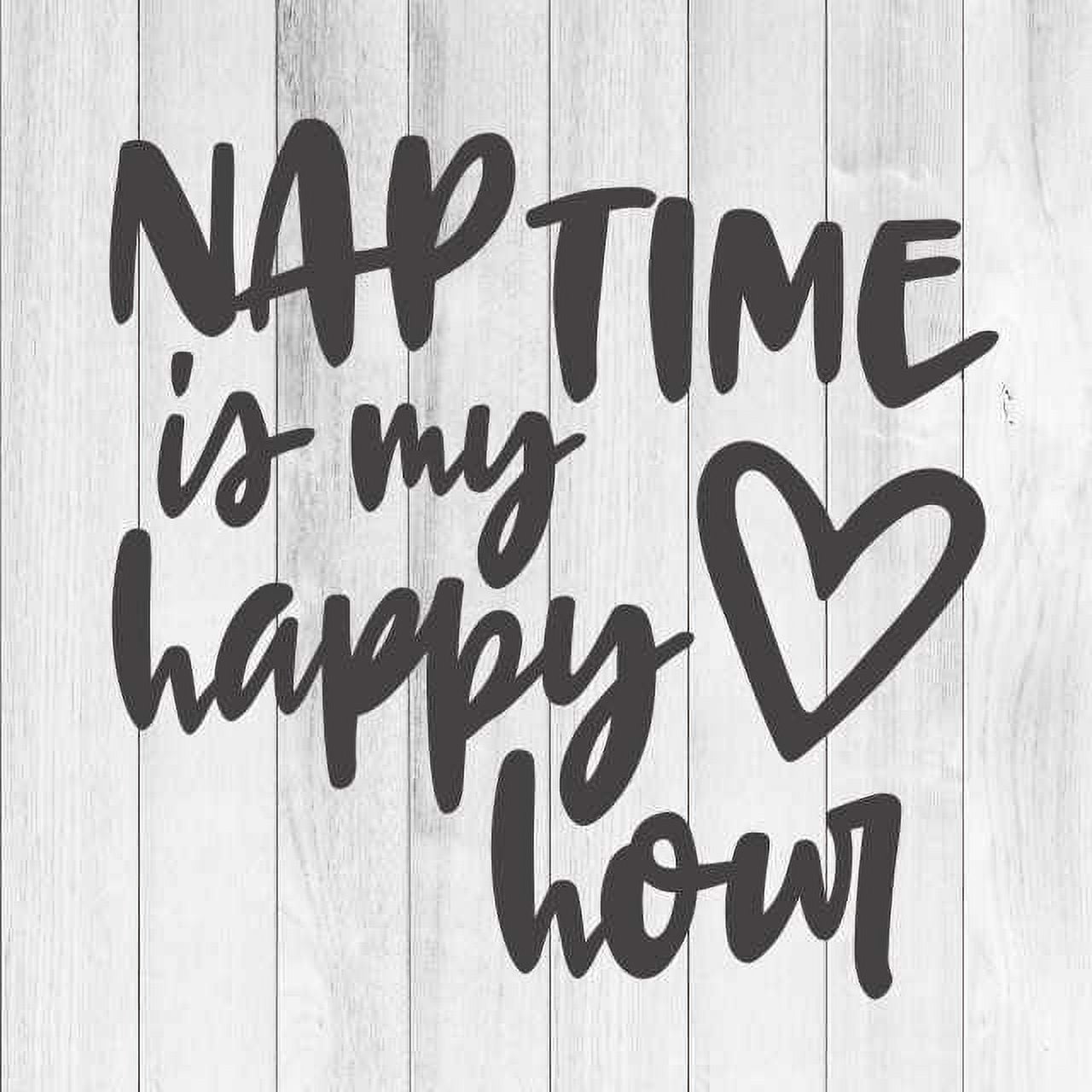 Nap time is my happy hour Rustic Farmhouse Style White Wood Sign Wall ...