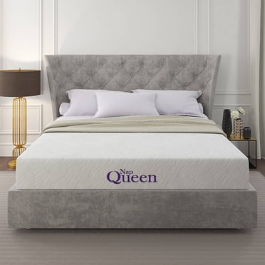 NapQueen Full Mattress, Charlotte 8" Charcoal Memory Foam Mattress ...