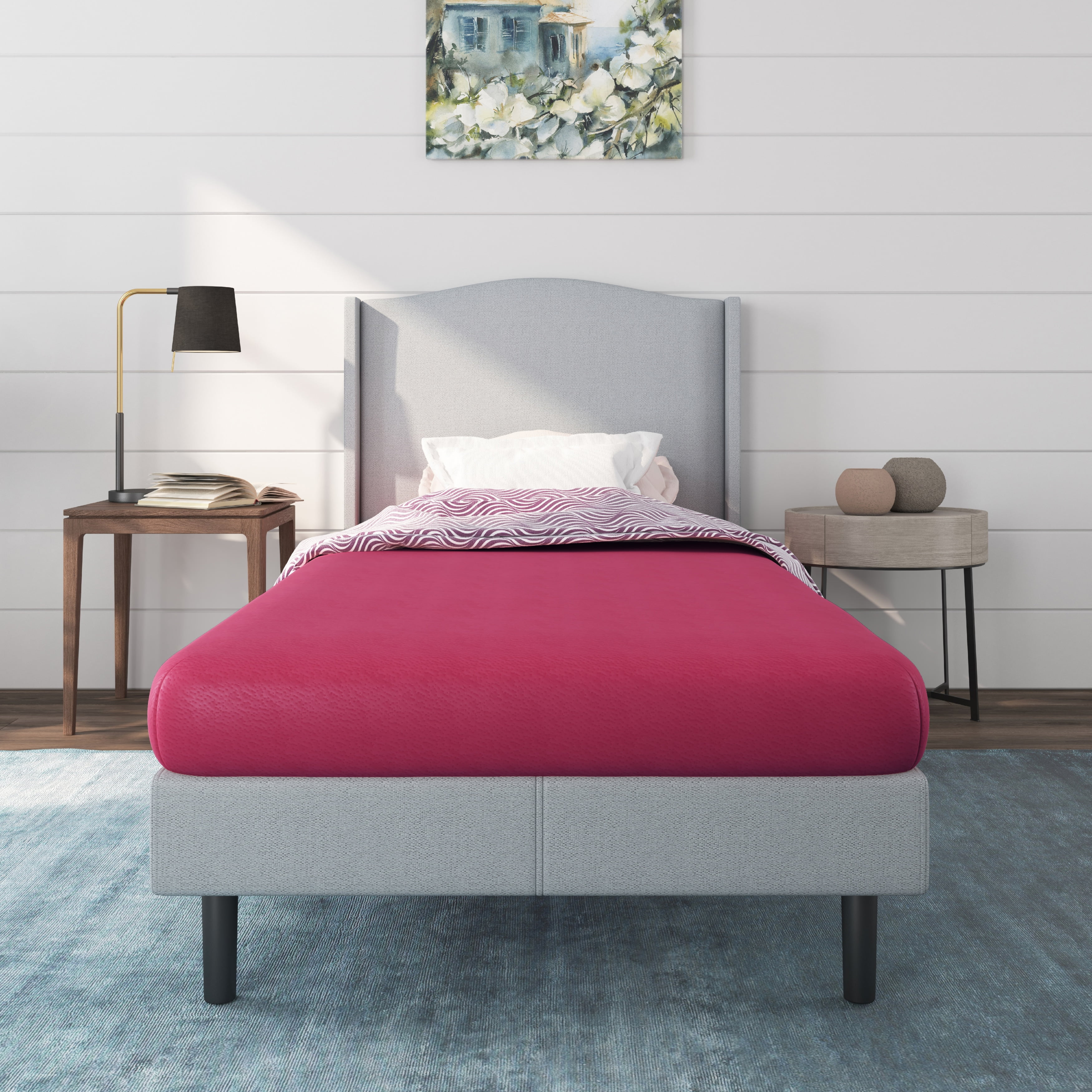 NapQueen Rainbow 5" Twin, Memory Foam Mattress, Pink - Walmart.com