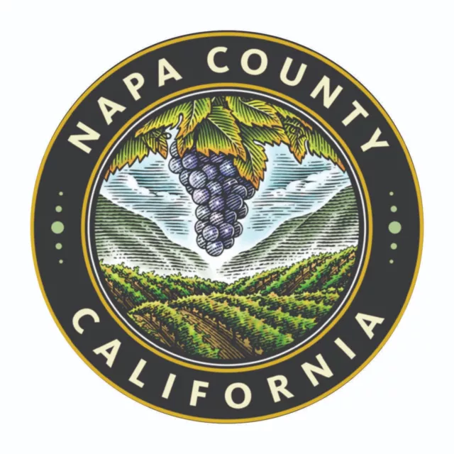 Napa County California Sticker Phone Decal Water Bottle Stickers Car ...