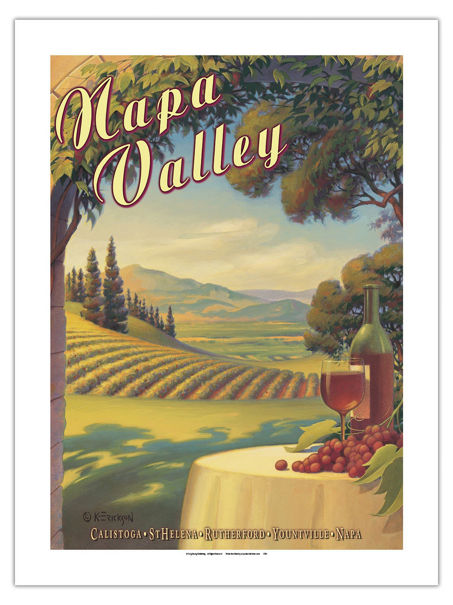 Napa Valley California - Wine Country - Calistoga St. Helena Rutherford ...