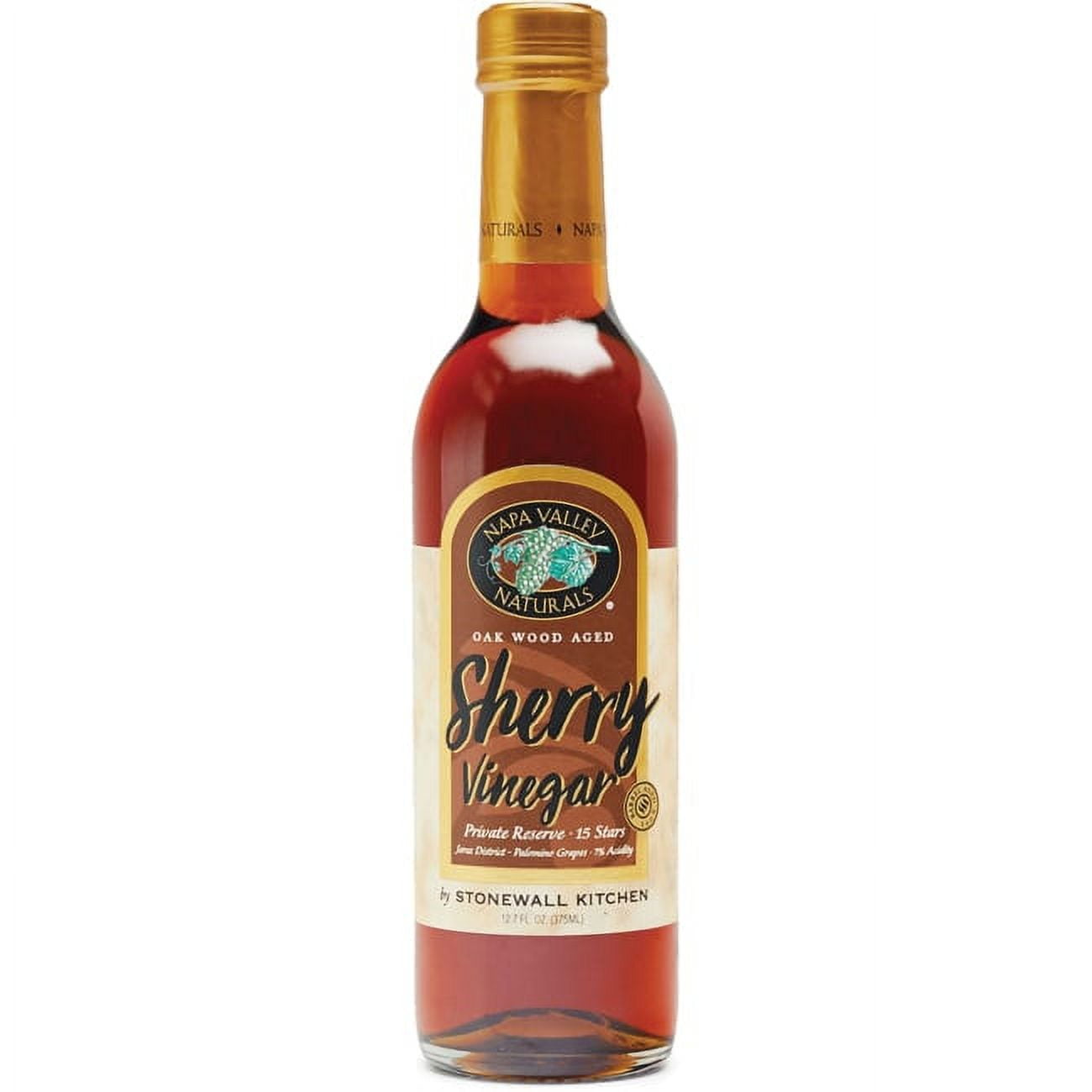 Napa Valley Naturals 15 Yr Aged Sherry Vinegar, Oak Wood Aged, Crafted ...