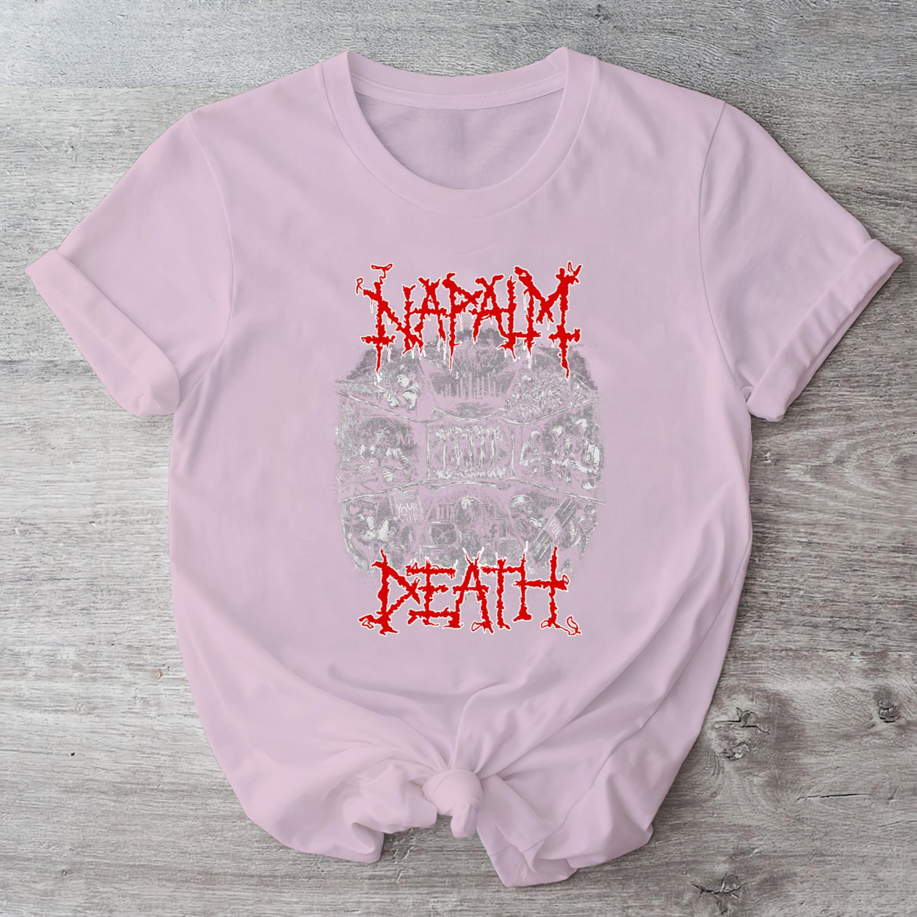 Napalm Death Vintage Style Band Shirt T-Shirt Metal Merch Unisex ...