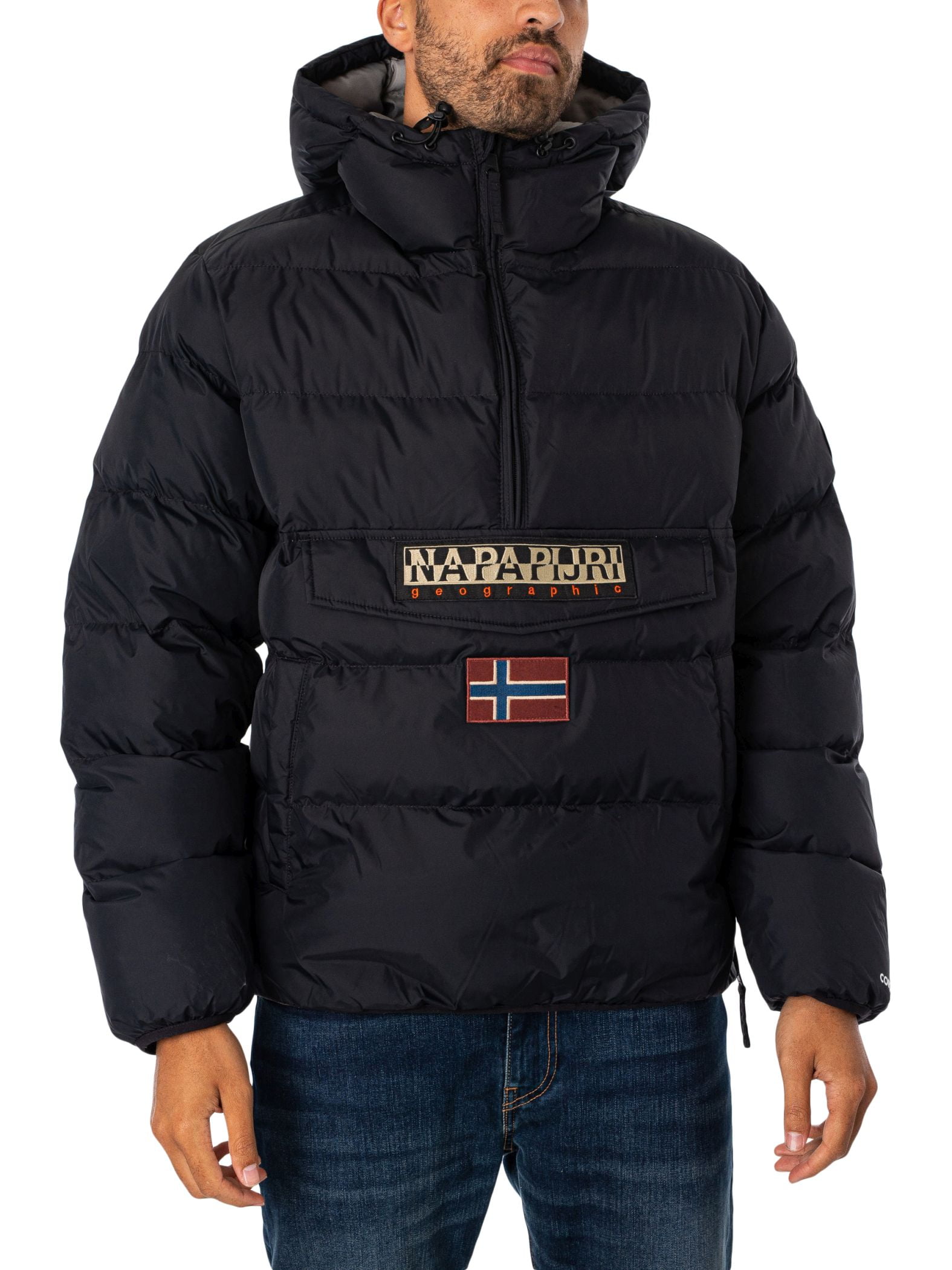 Napapijri Rainforest Puffer Jacket, Black - Walmart.com